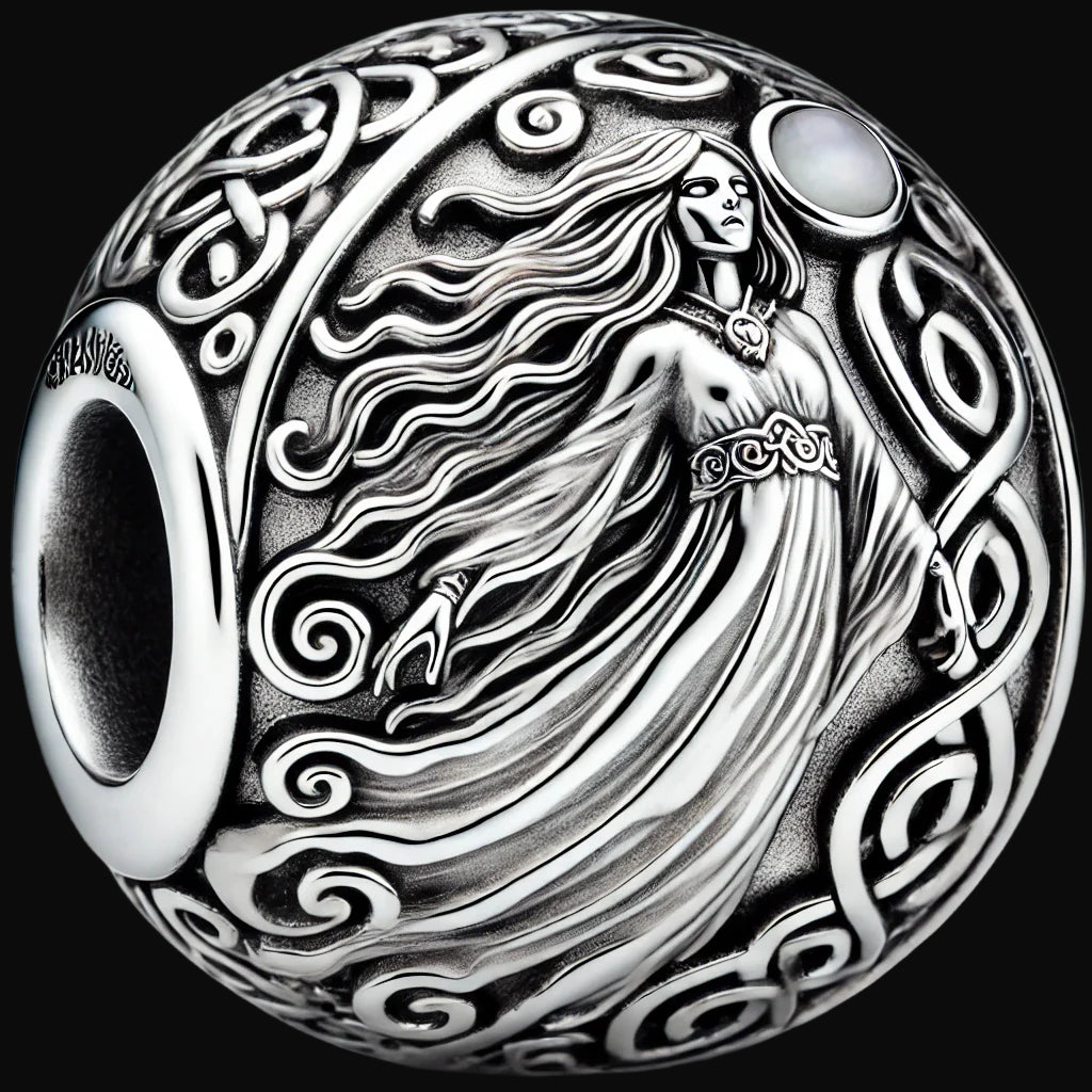 Banshee’s Lullaby Charm | Irish Silver Lullaby Symbol – Celtic Knot ...