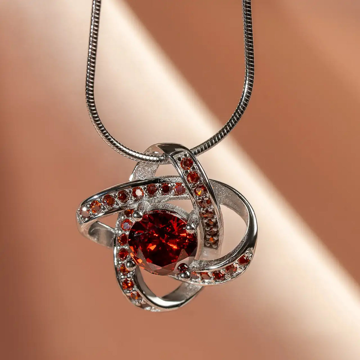 Celtic Knot™ 18K Ruby Pendant – Celtic Knot Jewellery