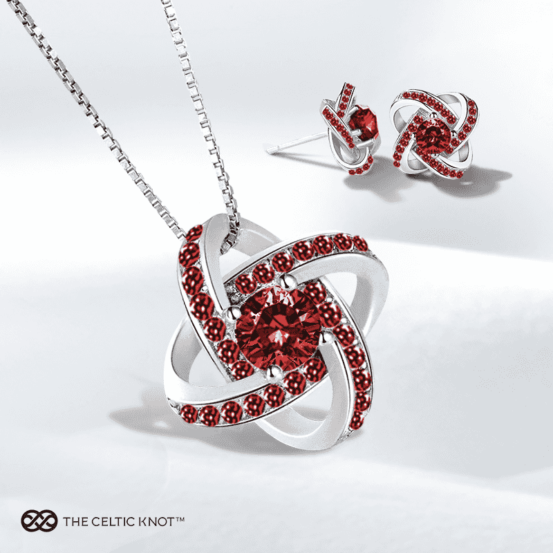 Celtic Knot™ 18K Ruby 2pc Bundle – Celtic Knot Jewellery