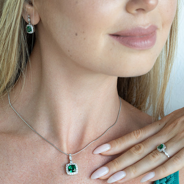 Enchanted Emerald™ 3pc Jewelry Set | Celtic Emerald Jewelry Collection ...